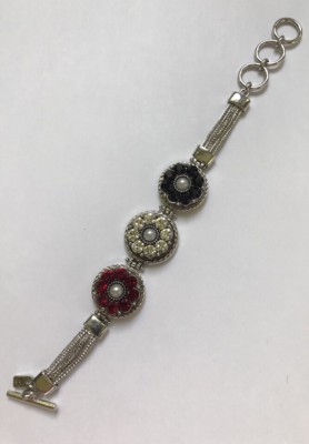 GINGER SNAPS™ 3 Snap Multi Chain Interchangeable Bracelet & 3 Ginger ...