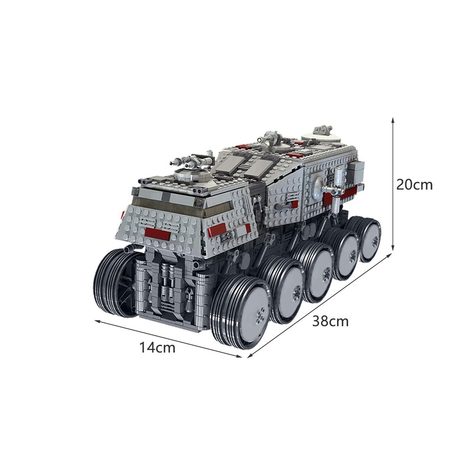 The HAVw A6 Juggernaut-UCS Building Blocks Set Clone Turbo Tank Model ...