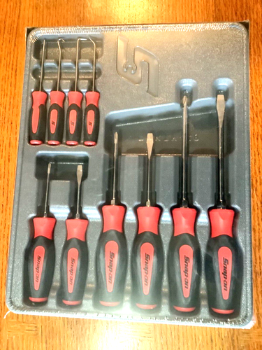 NEW Snap-on™ 10-pc Orange Soft Grip Screwdriver & Pick Set SGDX60204CO ...