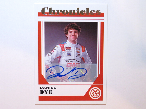 2023 Panini Chronicles Racing Nascar Daniel Dye Autograph Card #19 | eBay