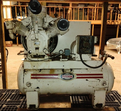 Ingersoll Rand, 20 horse, 240 gallon, type 30 Compressor with air dryer ...