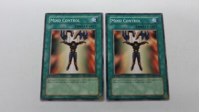 2x MIND CONTROL SPELL CARD SDWS-EN018 1ST EDITION COMMON YUGIOH NM ...