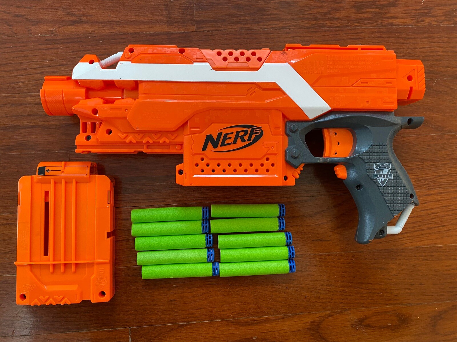 150 FPS MODIFIED NERF ORANGE STRYFE N-Strike modded w/ Krakens & CC ...