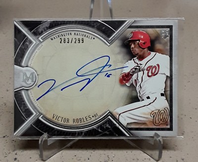 2018 Topps Museum Collection Archival Autograph VICTOR ROBLES Auto ...