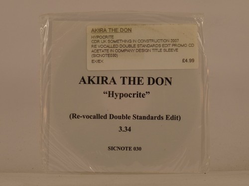 AKIRA THE DON HYPOCRITE (L43) 1 Track Promo CD Single along with White ...