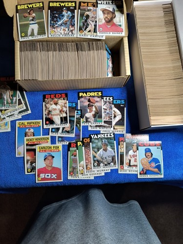Lot of 1000+ 1986 Topps and Topps Traded Baseball Cards with stars | eBay