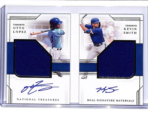 2022 National Treasures Otto Lopez Kevin Smith Dual Booklet Jersey Auto ...