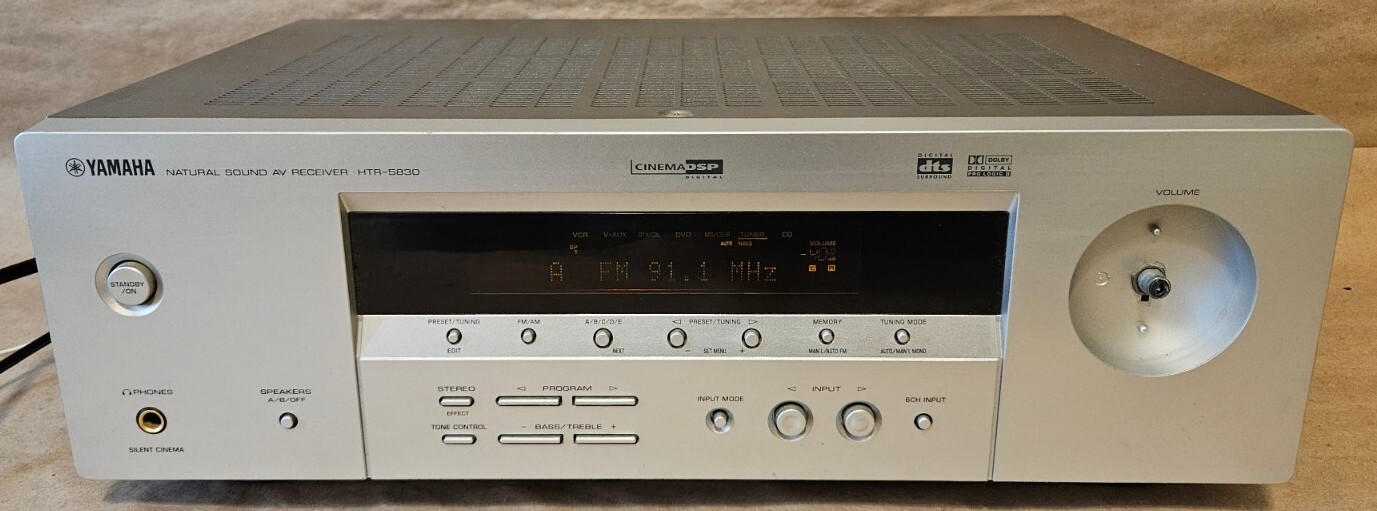 Yamaha HTR-5830 - 5.1 Ch AV Home Theater Surround Sound Receiver Stereo ...