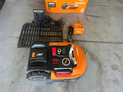 WORX WR140 Landroid Robotic Robo Lawn Mower Complete 1/4 Acre ...