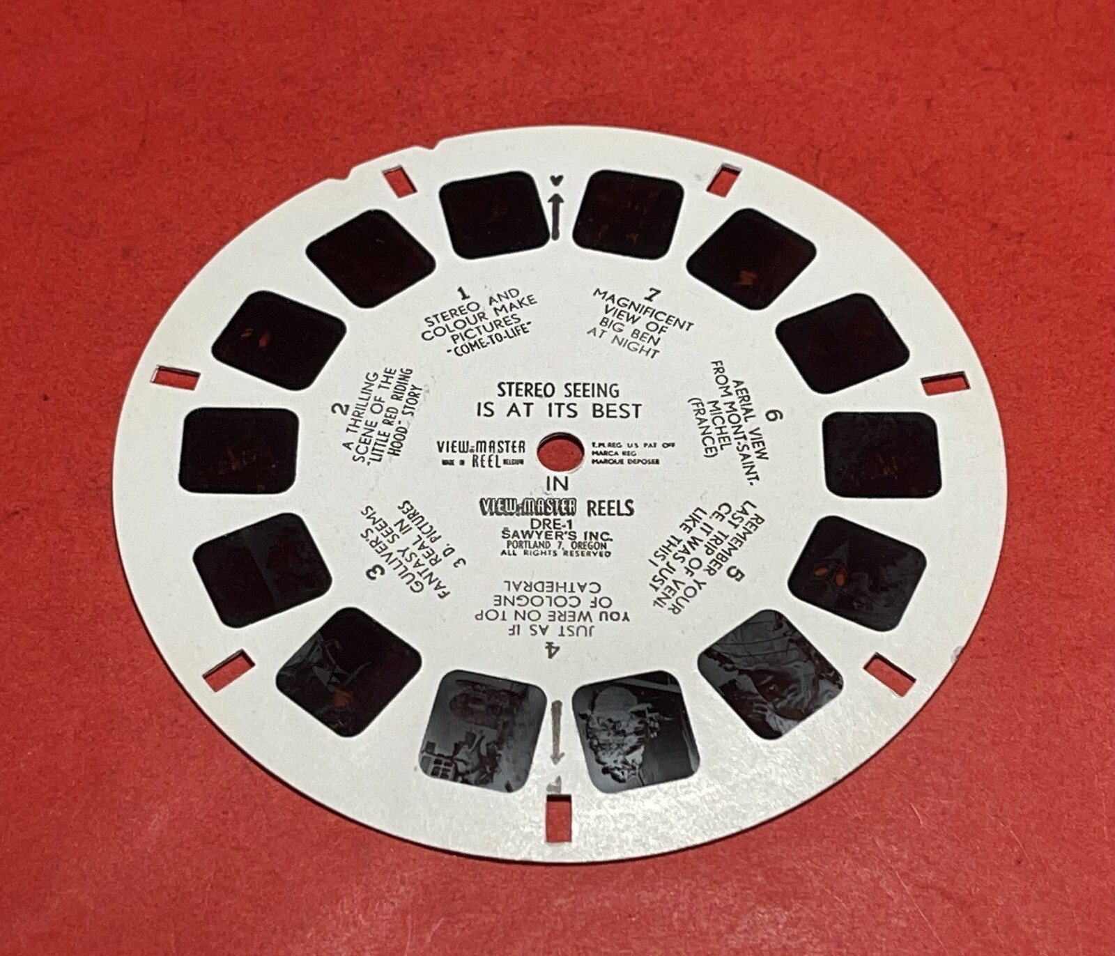 DRE-1 Stereo Seeing is at its best in View-Master Reels Demonstration ...