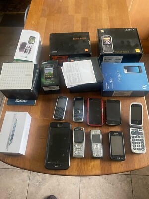 Untested old mobile phones with some boxes | eBay UK