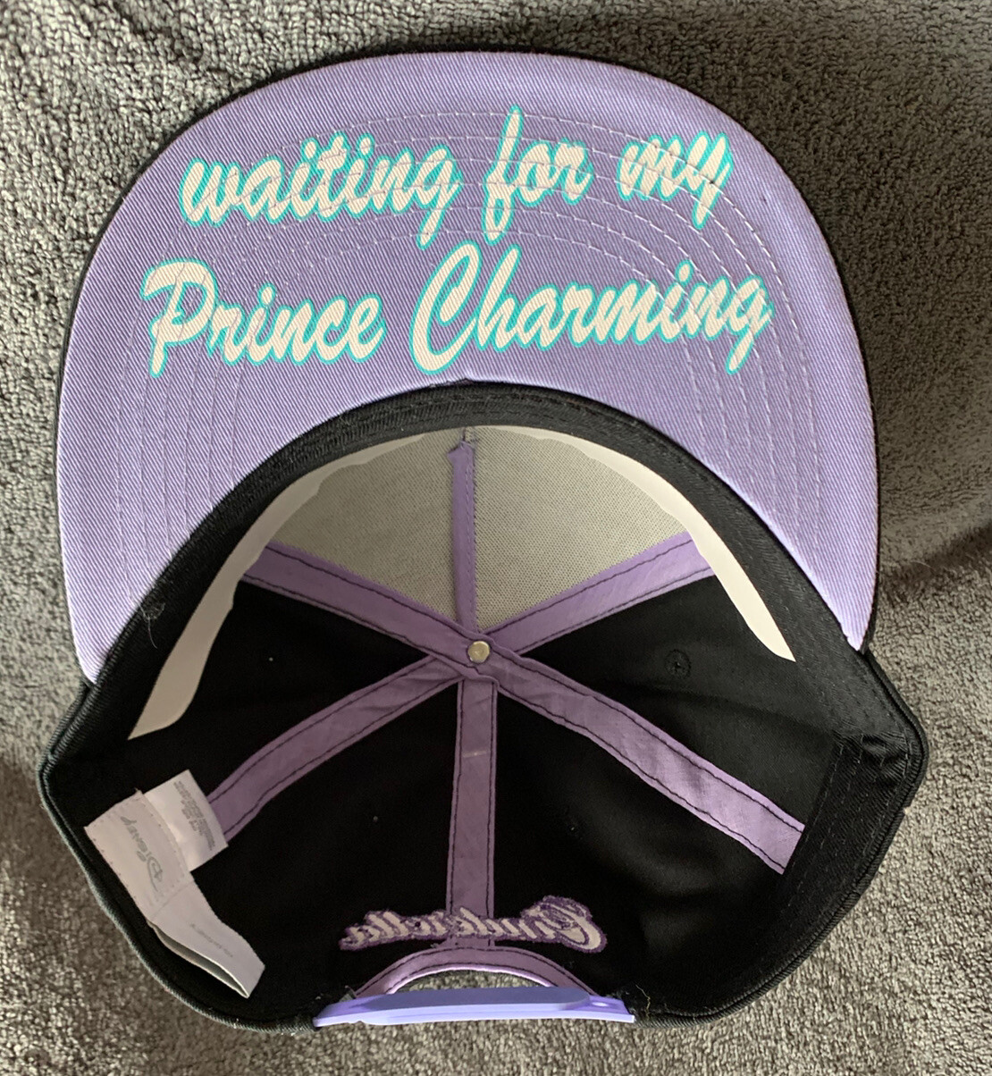 Disney Cinderella Snapback Hat Baseball Cap “Waiting For My Prince ...