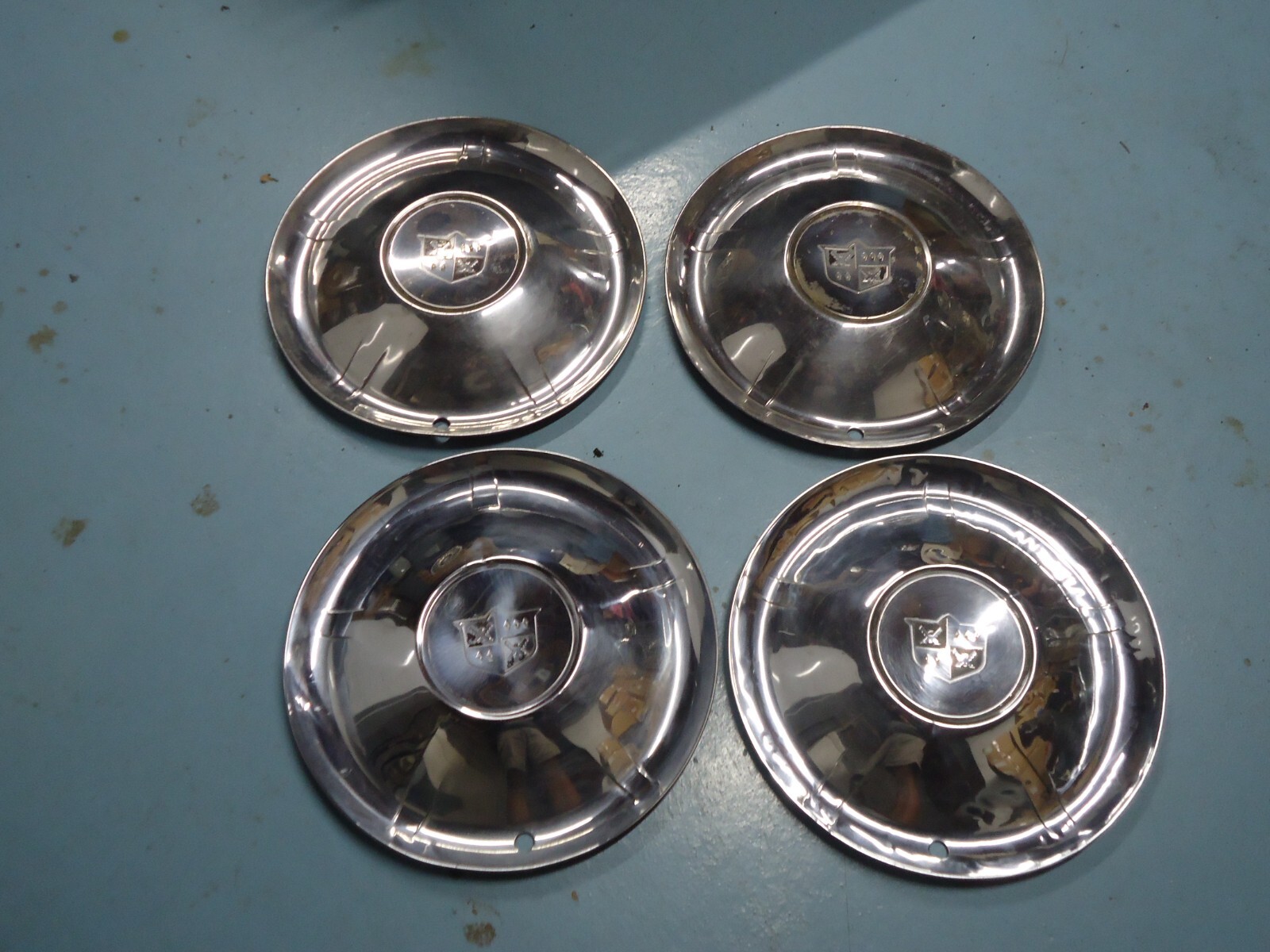 Set (4) Factory 1954 Desoto Wheel Rim Hub Cap Hubcap | eBay