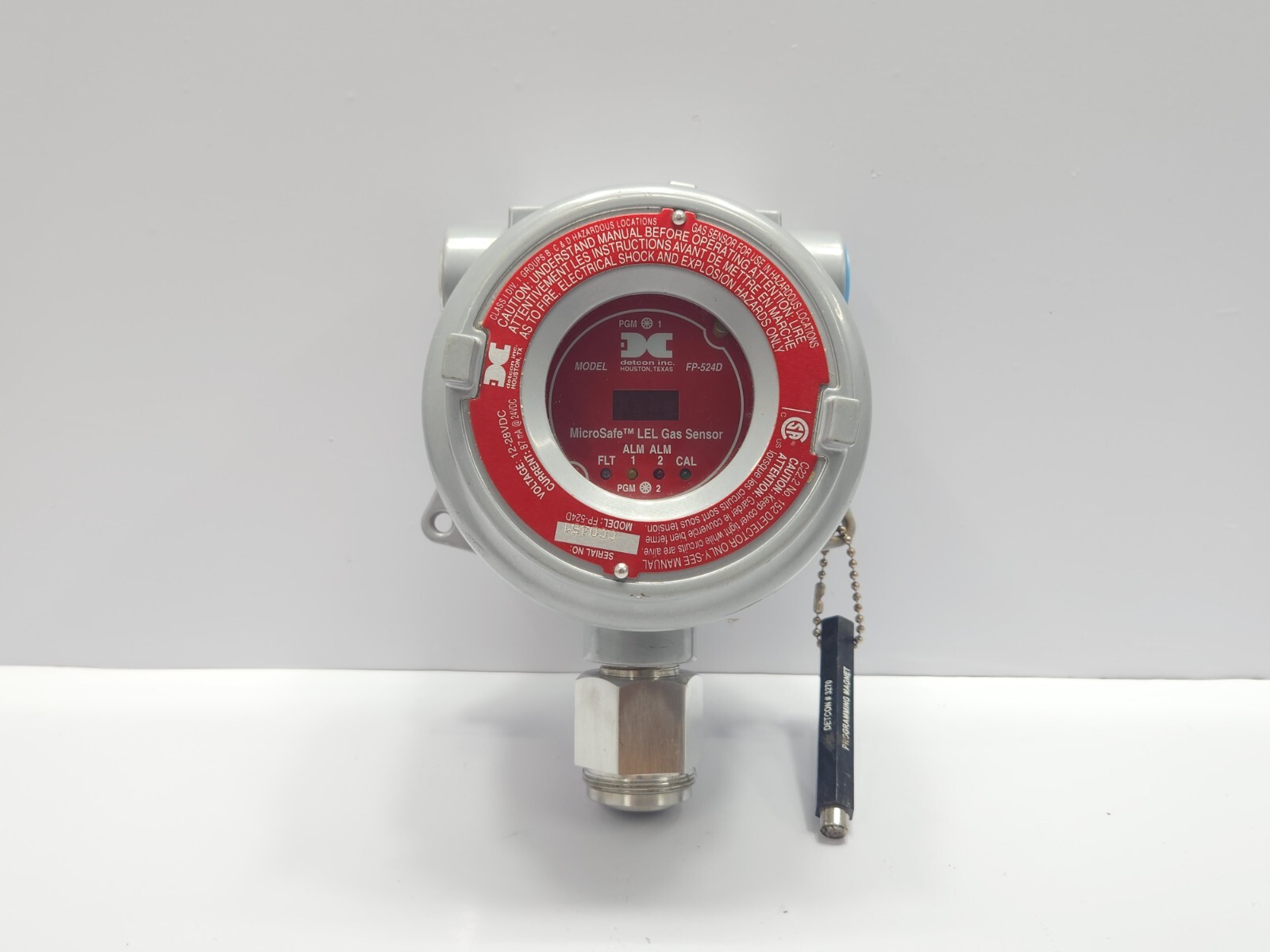 DETCON FP-524D MICROSAFE LEL GAS SENSOR 897-850901-010 | eBay