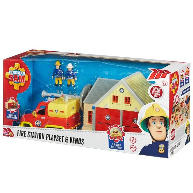Fireman Sam Fire Station Playset With Venus Childrens Kids Toy Gift for ...