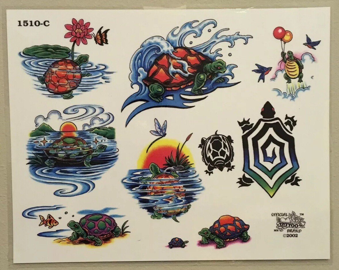 Turtle Flash Art Tattoo Turtles Stock Illustrations – 522 Tattoo