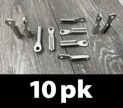 10pk 1/8" Cable Stake-Eye 1/4" Hole, plated | eBay