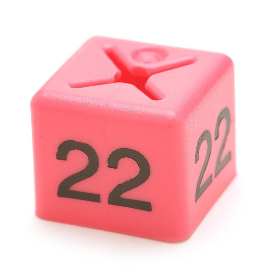100x Garment Clothes Marker Size Number Color Size Cubes For Hanger ...