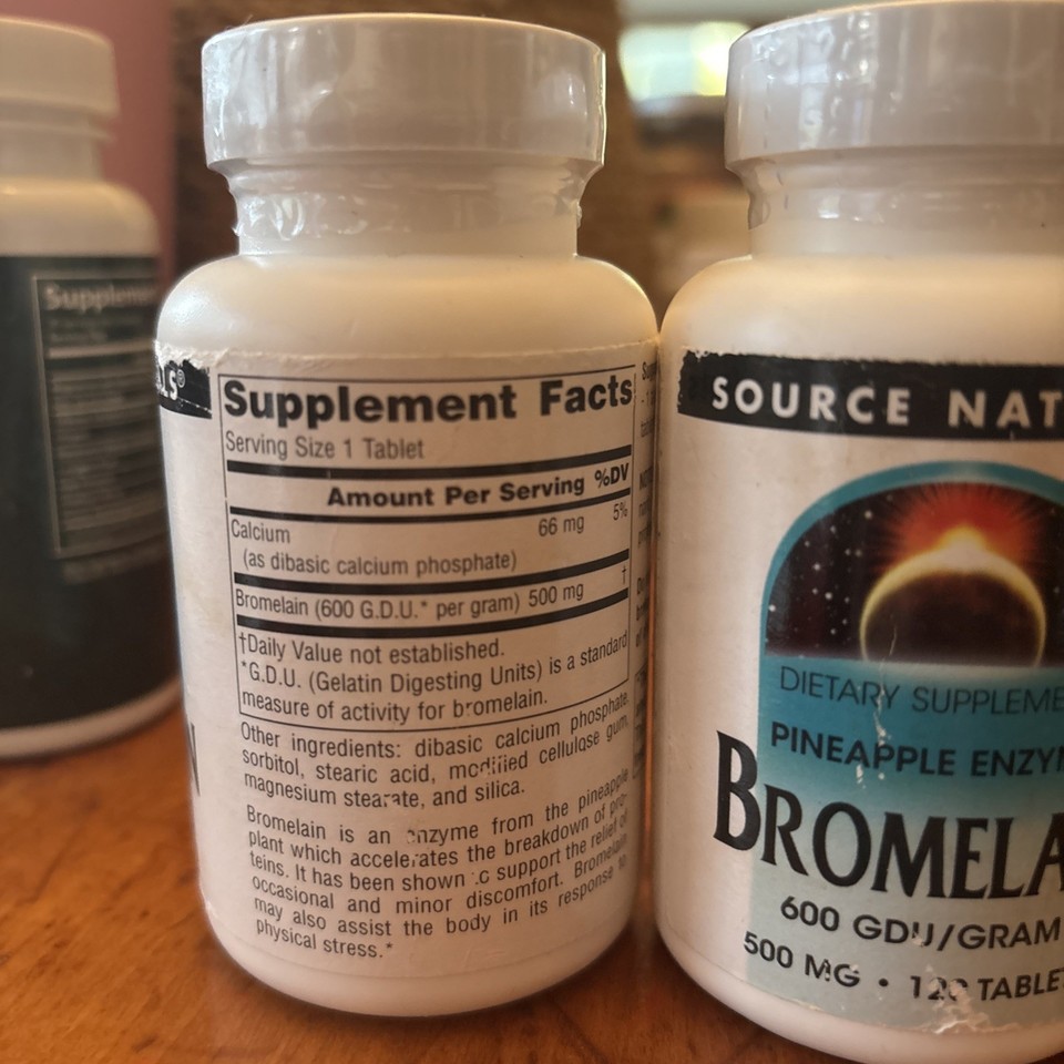 Source Naturals Pineapple Enzyme Bromelain 120 Tablets 2 Pack | eBay