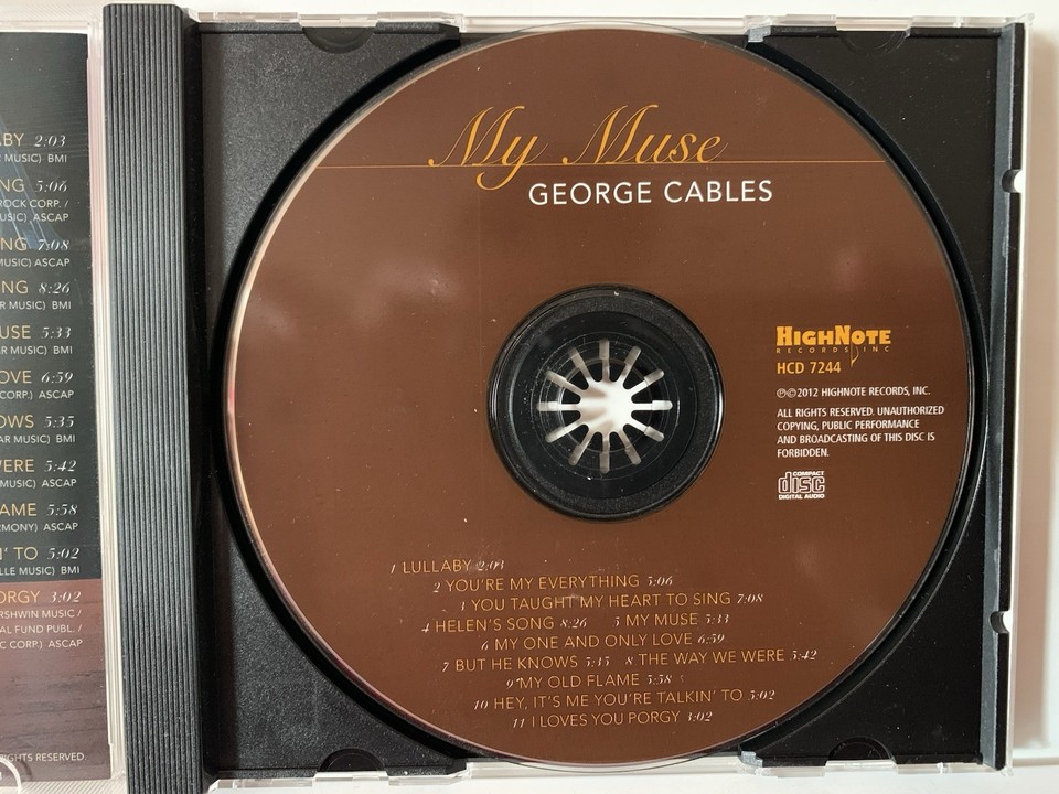 George Cables w/ Victor Lewis & Essiet Essiet-My Muse-HighNote HCD 7244 ...