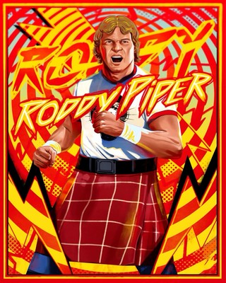 WWE 16”x20” POSTER PRINT - ROWDY RODDY PIPER | eBay