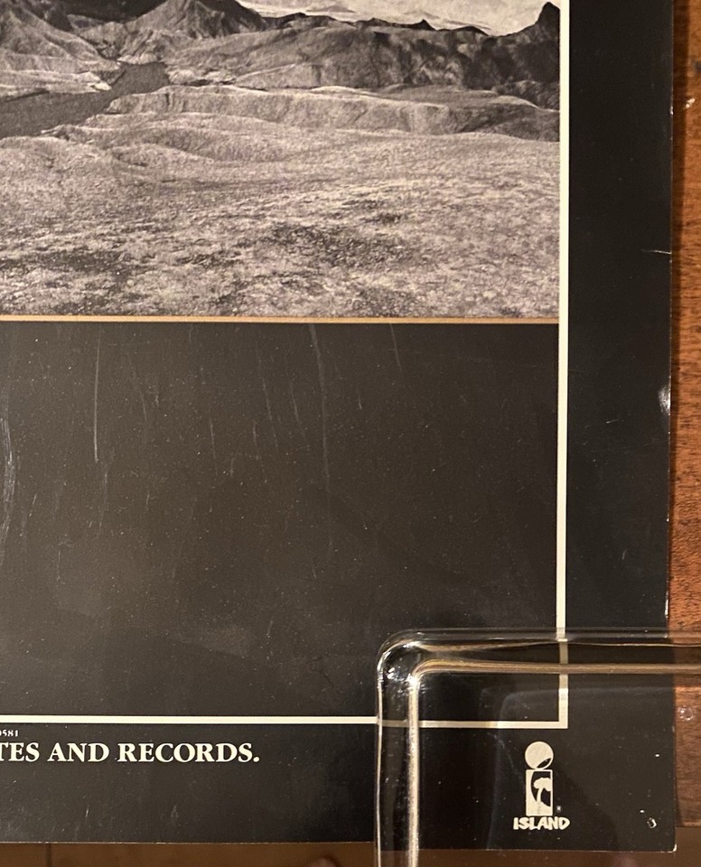 U2 The Joshua Tree 1987 US PROMO Only Catalogue POSTER Bono EDGE ...