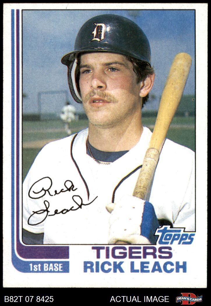 1982 Topps #266 Rick Leach Tigers RC 6 - EX/MT | eBay