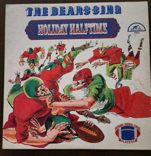 THE Chicago Bears Sing Holiday Halftime Vinyl LP - Good Used Condition ...