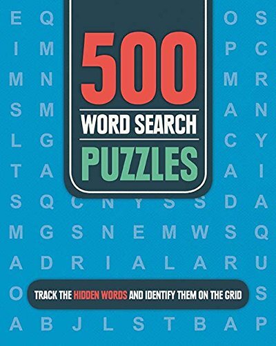 500 Word Search Puzzles: Track the Hidden Words and Identify The | eBay