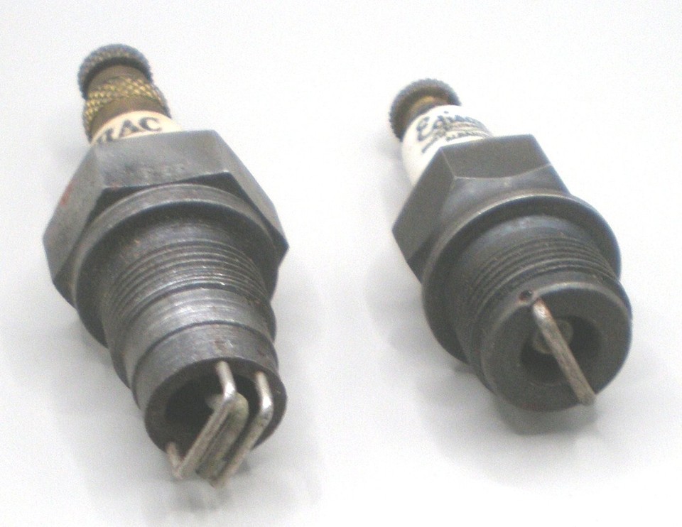 Three Antique Spark Plugs with Unusual Bottoms | eBay