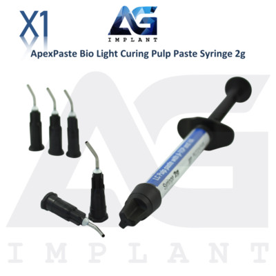 ApexPaste Bio Light Curing Pulp Paste Syringe 2g Protective Base Liner ...