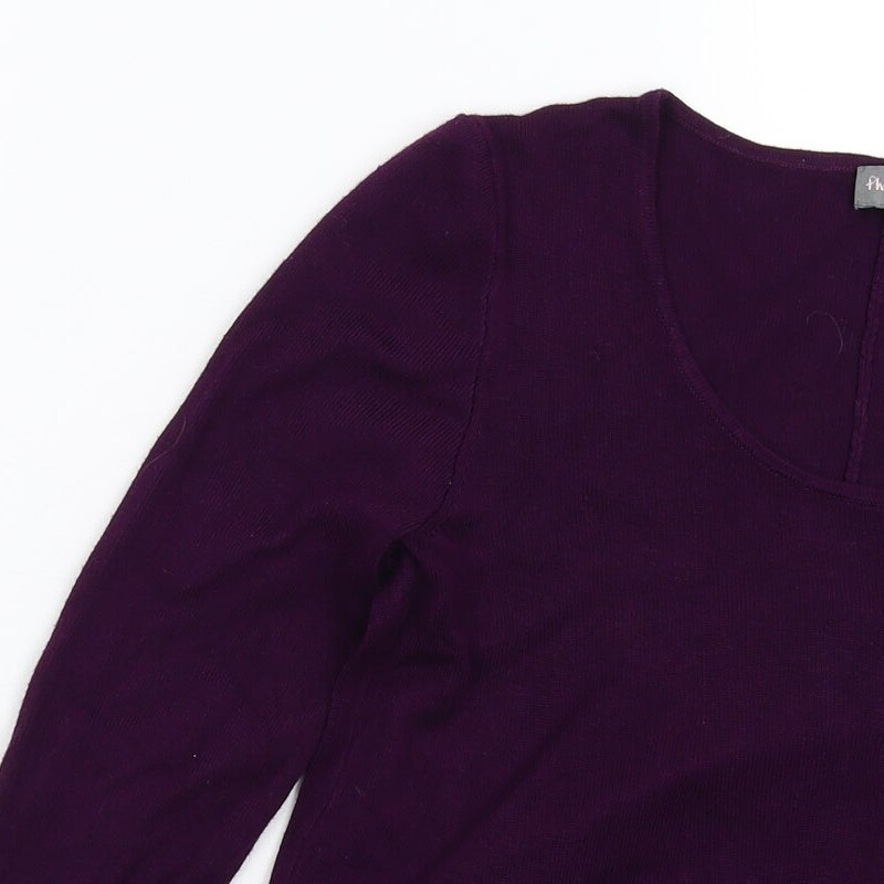 Phase Eight Womens Purple Scoop Neck Viscose Blend Jumper Size 10 | eBay UK