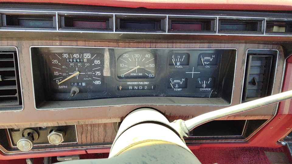 80-86 Ford F150 Speedometer Cluster Instrument Gauges Panel Oem Dash ...