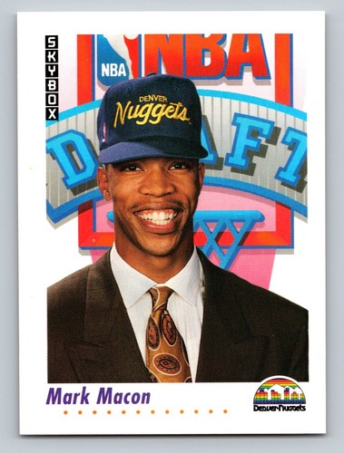 1991-92 SkyBox #520 Mark Macon RC Rookie Denver Nuggets | eBay