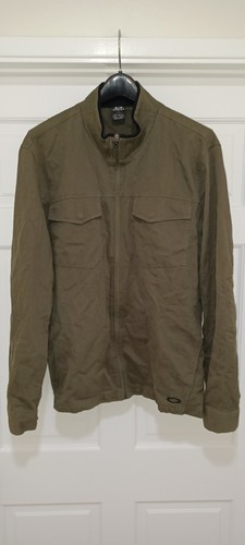 Mens Oakley Green Canvas Jacket Coat XXL ! Niceeeee | eBay