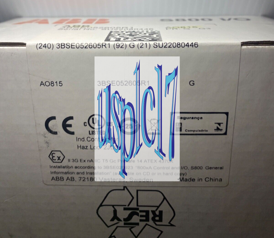 One New In Box ABB AO815 S800 I/o Analog Input Module 3BSE052605R1 | eBay