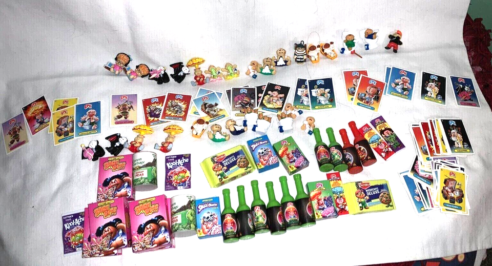 Garbage Pail Kids GPK Micro Collection FIGURES Groceries CARDS Lot of ...