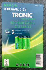 Tronic Rechargeable Batteries for sale | eBay UK