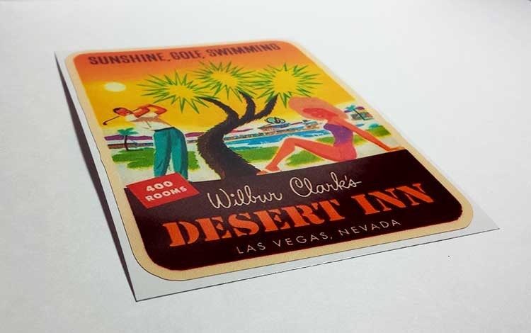 Desert Inn, Las Vegas Vintage Style Travel Decal / Vinyl Sticker ...