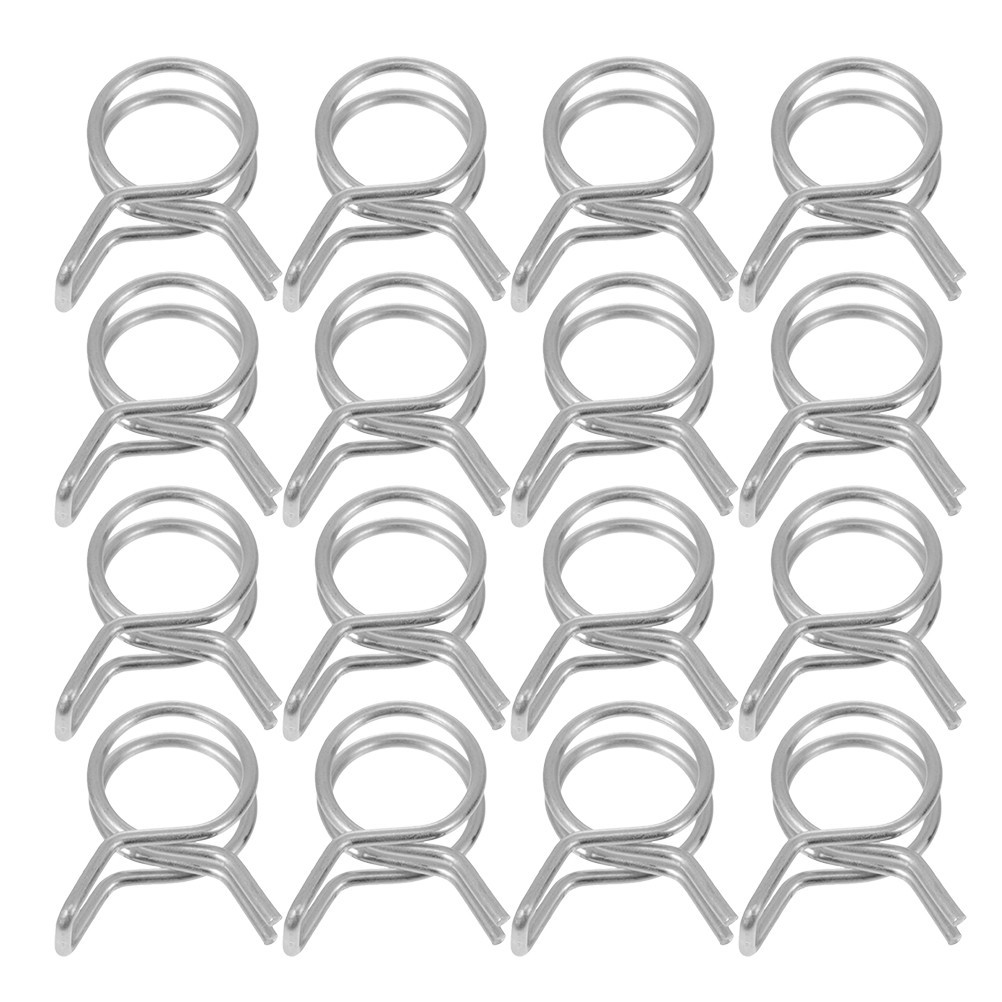 200pcs Spring Hose Clamp Set: Stainless Steel Tube Pipe Clips For Water ...