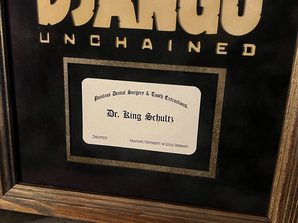 Django Unchained (2012) Dr King Schultz Christoph Waltz Prop Business ...