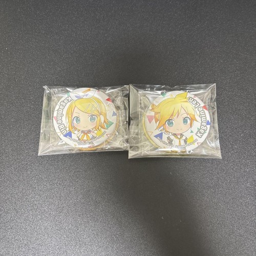 Project Seka Ichibankuj Prize Can Badge Set Kagamine Rin Ren Vocaloid ...