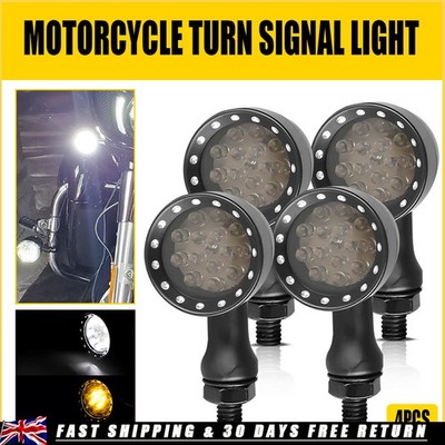 4 Fit Yamaha V Star Black Motorcycle LED Blinker Turn Signals Light 250 ...