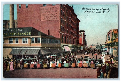 1910 Rolling Chair Parade Exterior Building Atlantic City New Jersey NJ ...