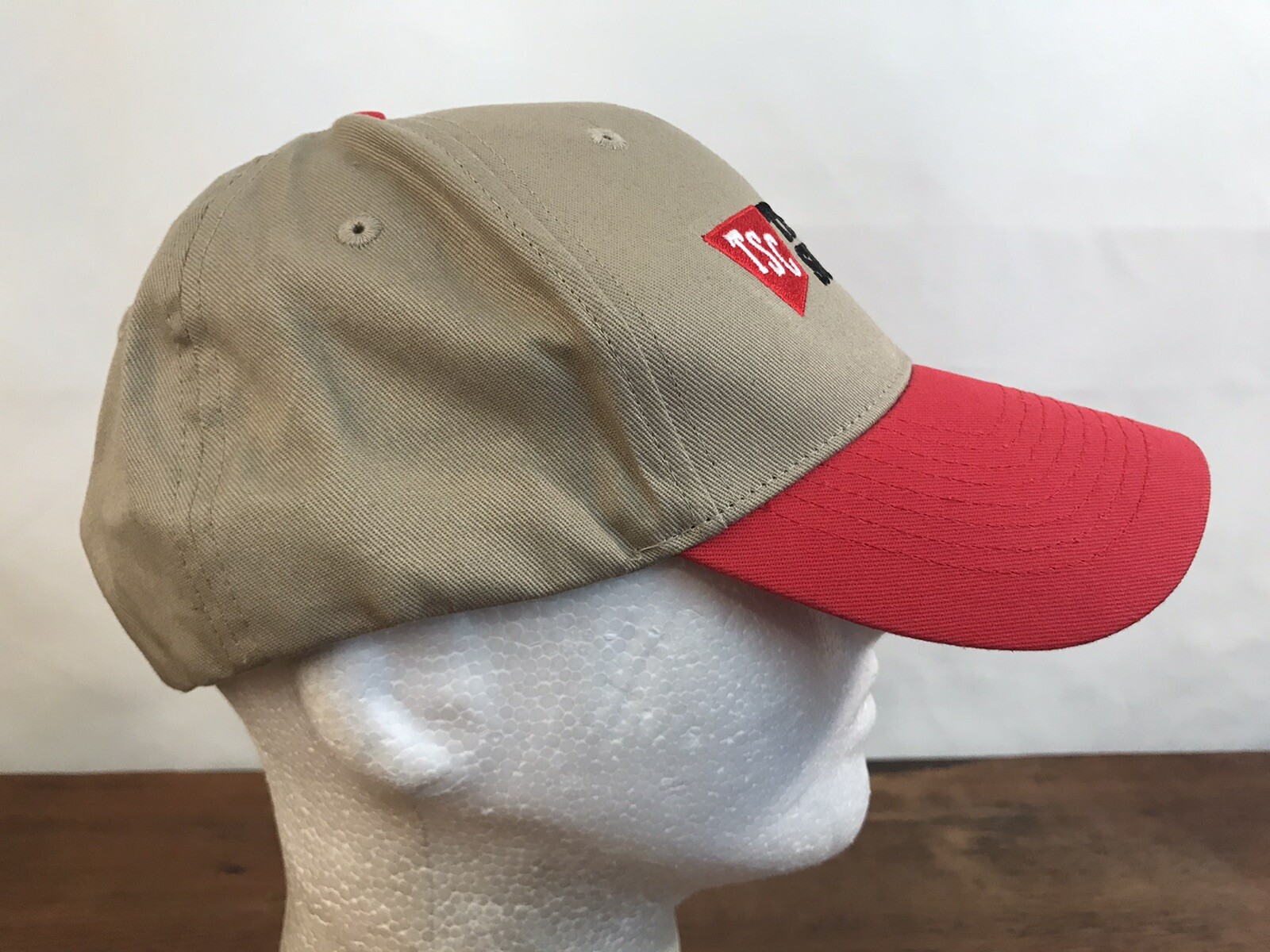 TSC Tractor Supply Company Tan Cotton Snapback Baseball Cap Hat (CH15 ...