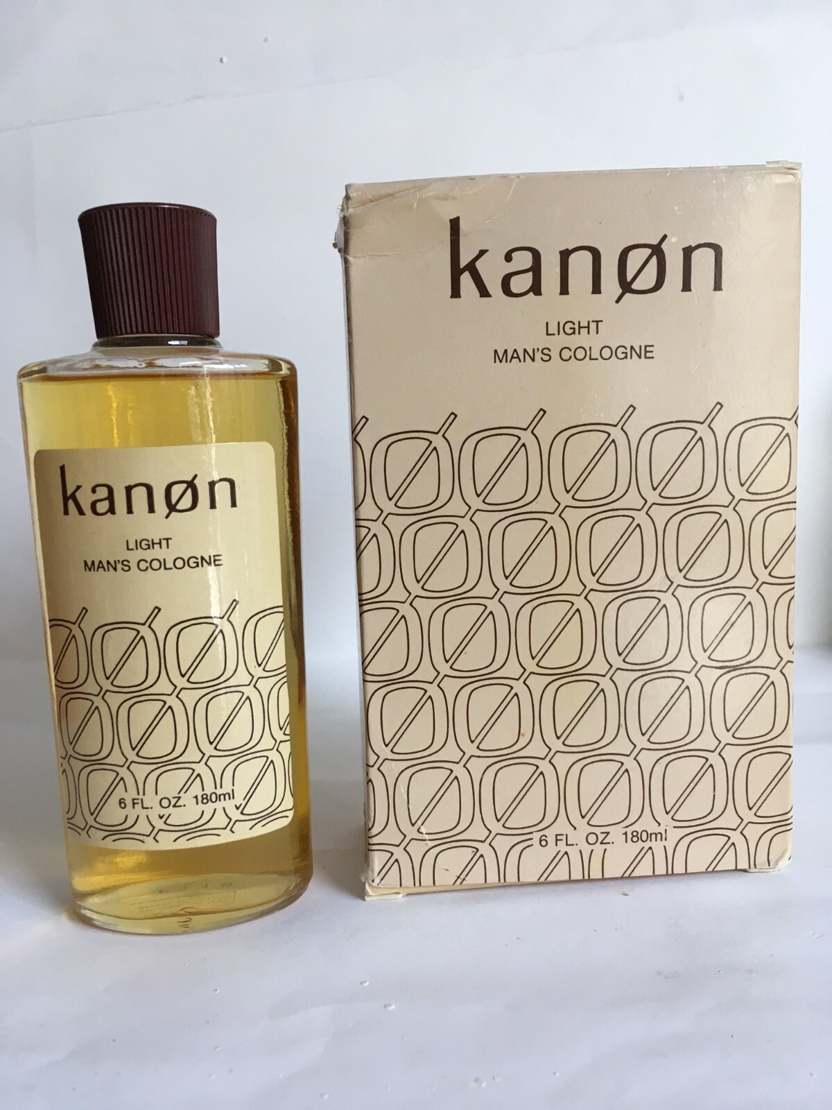 KANON LIGHT 6oz Man's Cologne Splash, VINTAGE, VERY RARE, (Box slightly ...