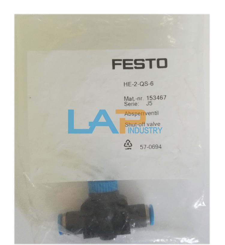 1PC New For FESTO Stop Valve HE-2-QS-6 153467 | eBay