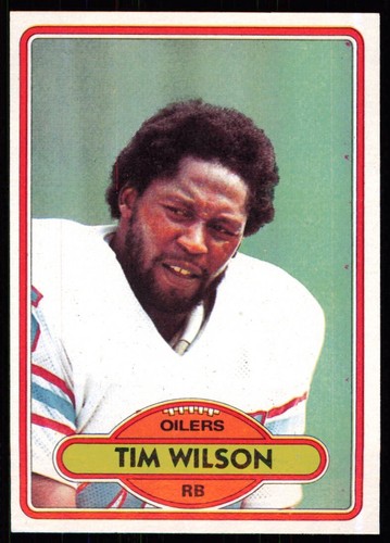 1980 Topps Tim Wilson Rookie Houston Oilers #231 | eBay