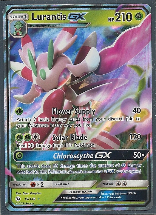 2x LURANTIS GX 15/149 -SUN & MOON Pokemon Card-RARE HOLO -MINT | eBay