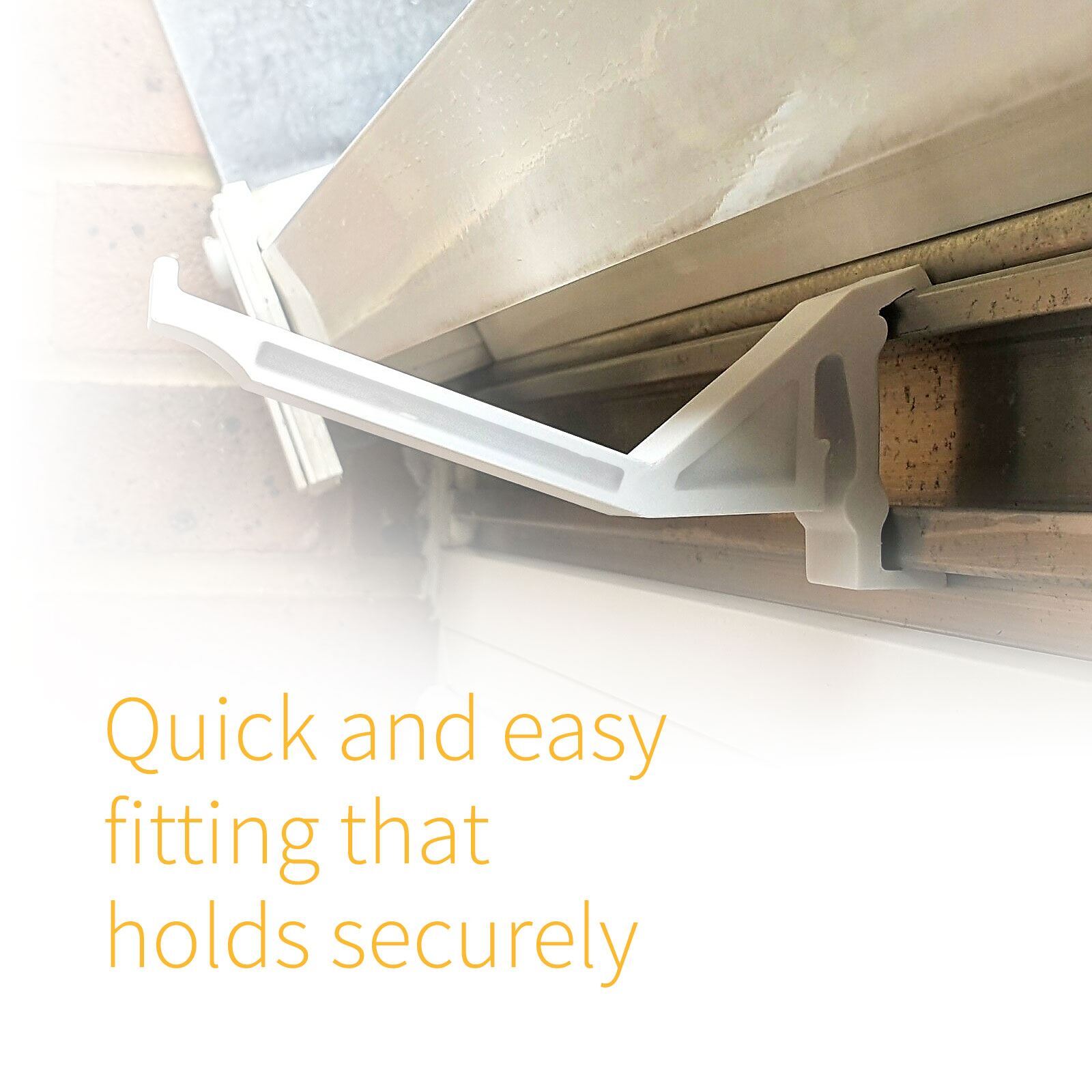 K2 Conservatory Gutter Bracket C8043 Replacement Ogee Clip UPVC White ...